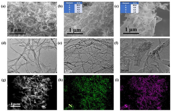 N,S Co-Doped Carbon Nanofibers Derived from Bacterial Cellulose/Poly ...