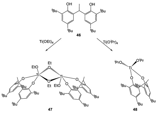 Use of Titanium Complexes Bearing Diphenolate or Calix[n]arene Ligands ...