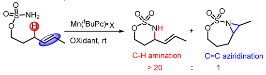 Mechanism and Chemoselectivity of Mn-Catalyzed Intramolecular Nitrene ...