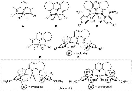 Adjusting Ortho-Cycloalkyl Ring Size in a Cycloheptyl-Fused N,N,N-Iron ...