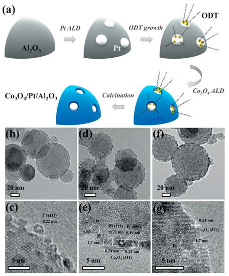 Surface Modification of Catalysts via Atomic Layer Deposition for Pollutants Elimination