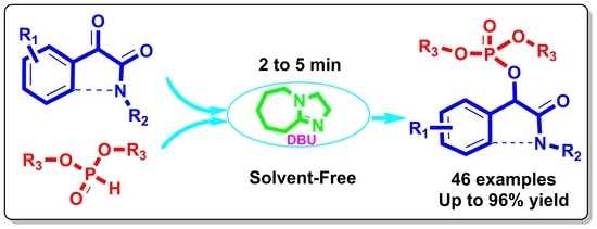 Catalysts | Free Full-Text | DBU Catalyzed Phospho-Aldol-Brook ...