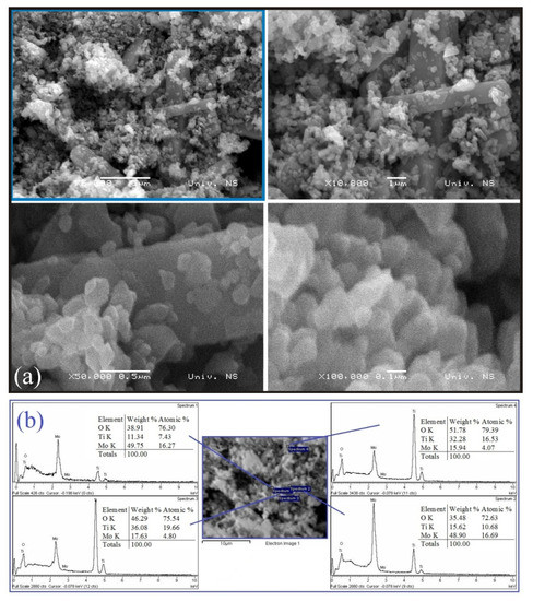 Water-Active Titanium/Molybdenum/Mixed-Oxides: Removal Efficiency of ...