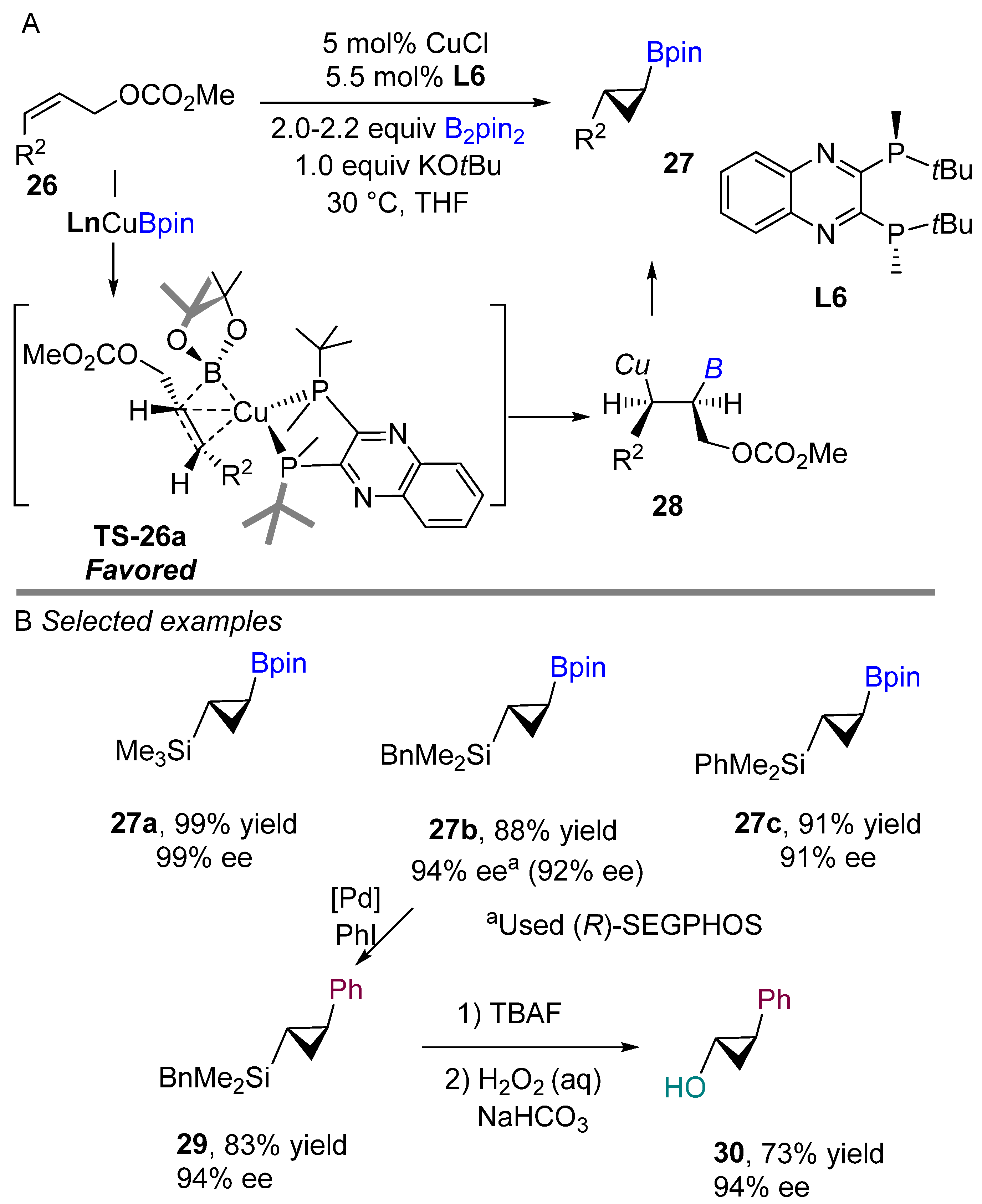 Copper-Catalyzed Diastereo- and Enantioselective Borylative Cyclization