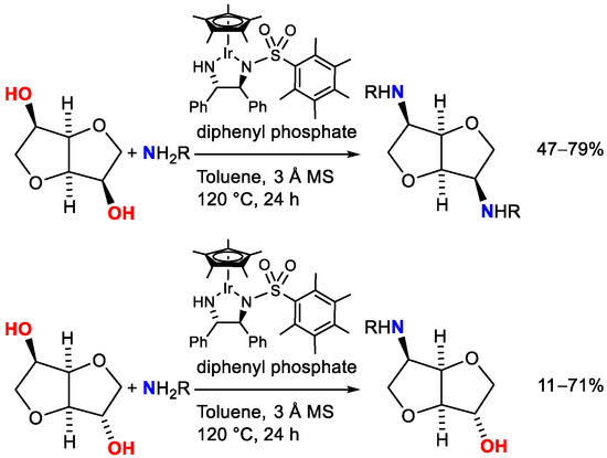 Sustainable Amination of Bio-Based Alcohols by Hydrogen Borrowing Catalysis