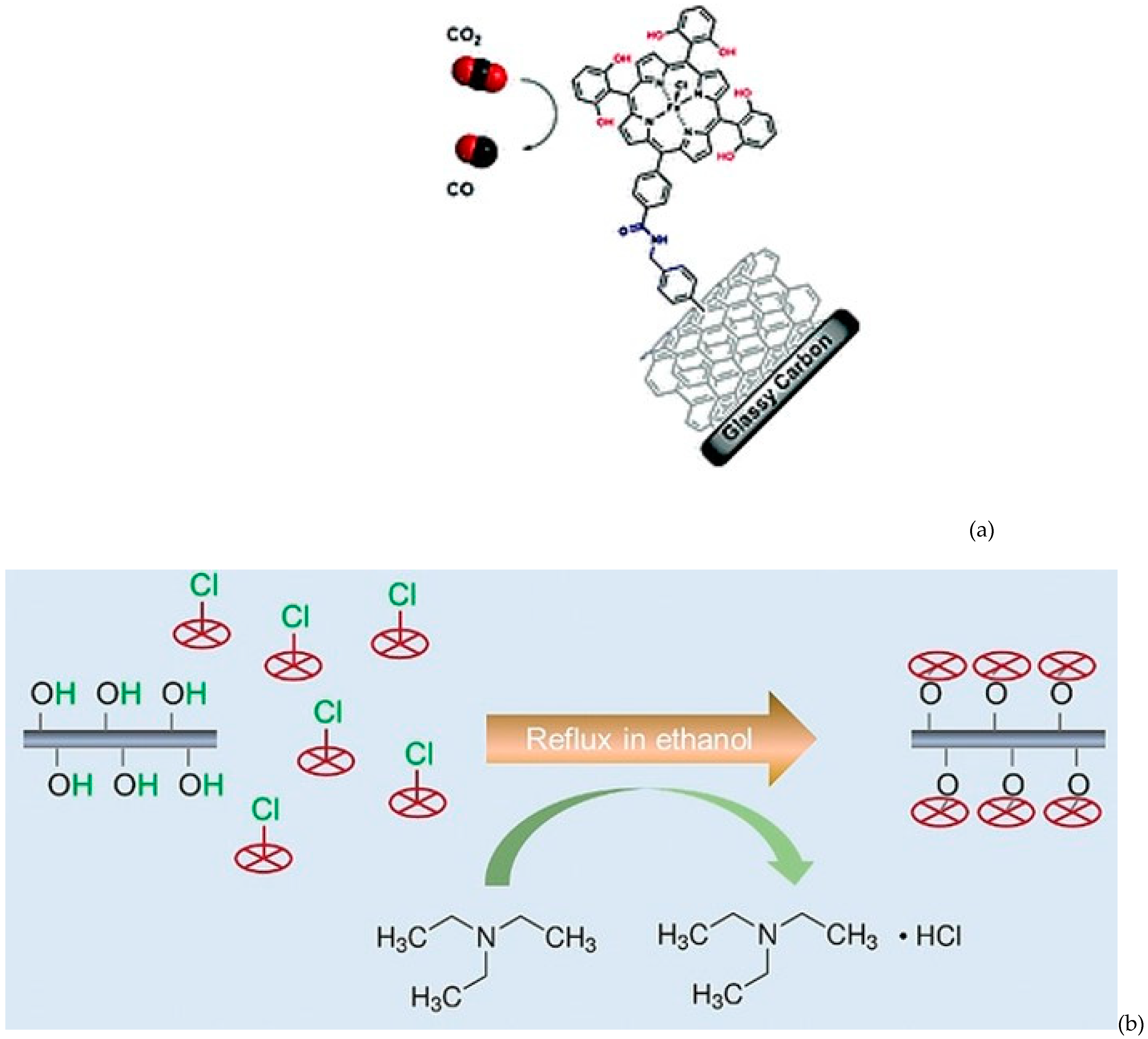 CO2 Electroreduction on Carbon-Based Electrodes Functionalized with ...