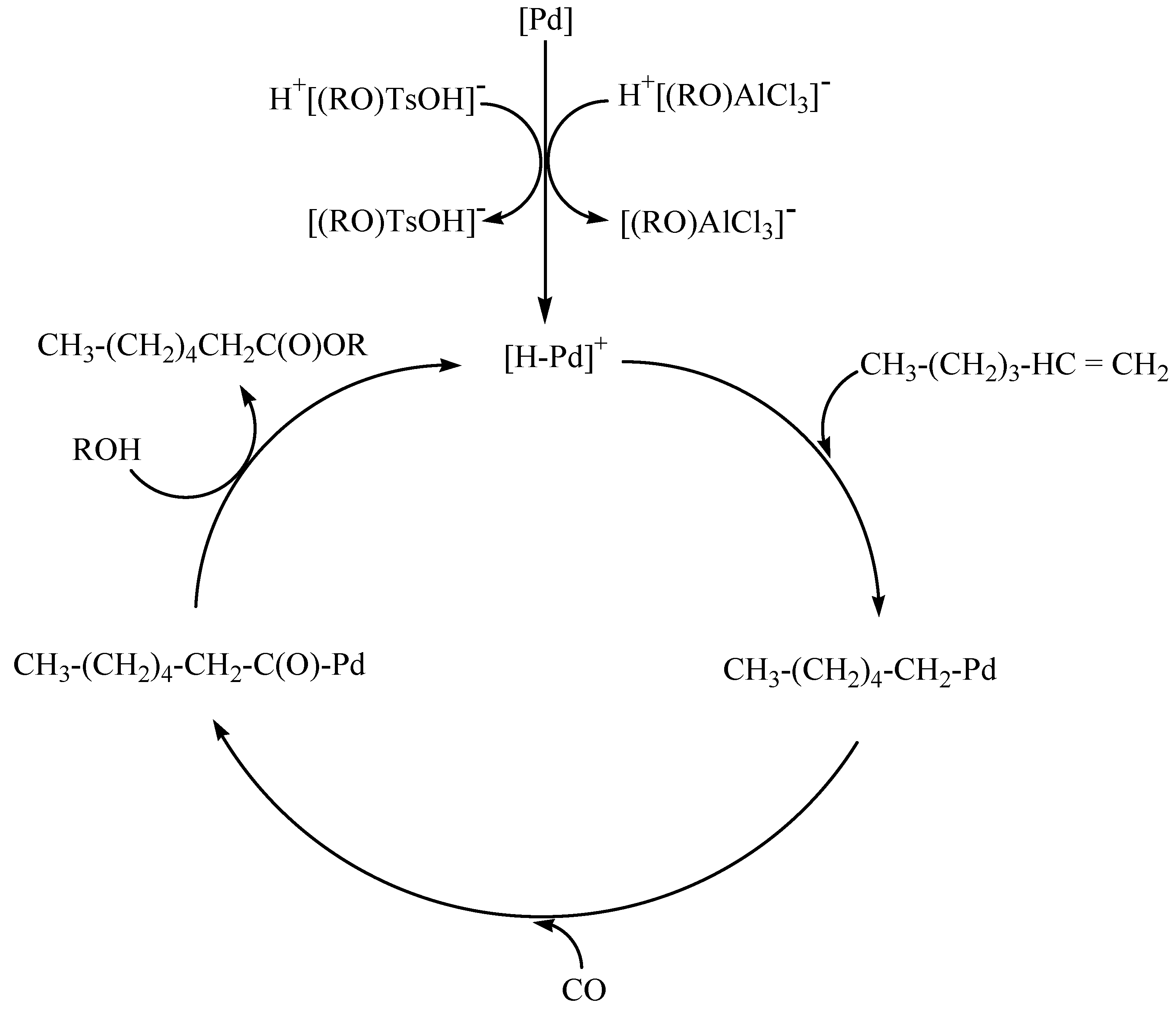 The Role of Alcohols in the Hexene-1 Hydroalkoxycarbonylation Reaction ...