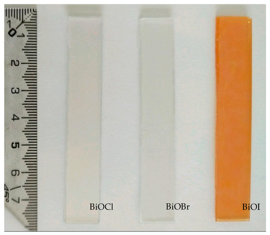 Thin Films of Bismuth Oxyhalides (BiOX, X = Cl, Br, I) Deposited by ...