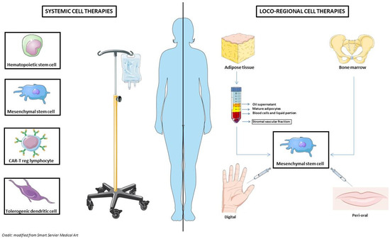 Cellular-Based Therapies in Systemic Sclerosis: From Hematopoietic Stem ...