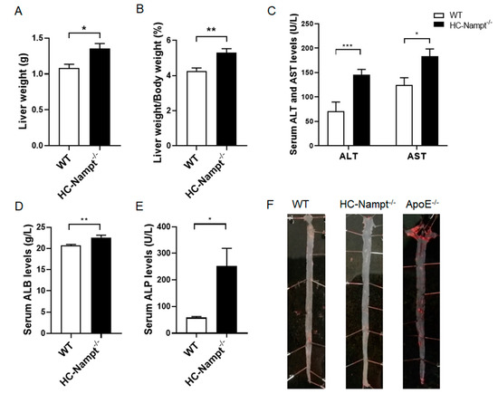 Hepatic Nampt Deficiency Aggravates Dyslipidemia and Fatty Liver in ...