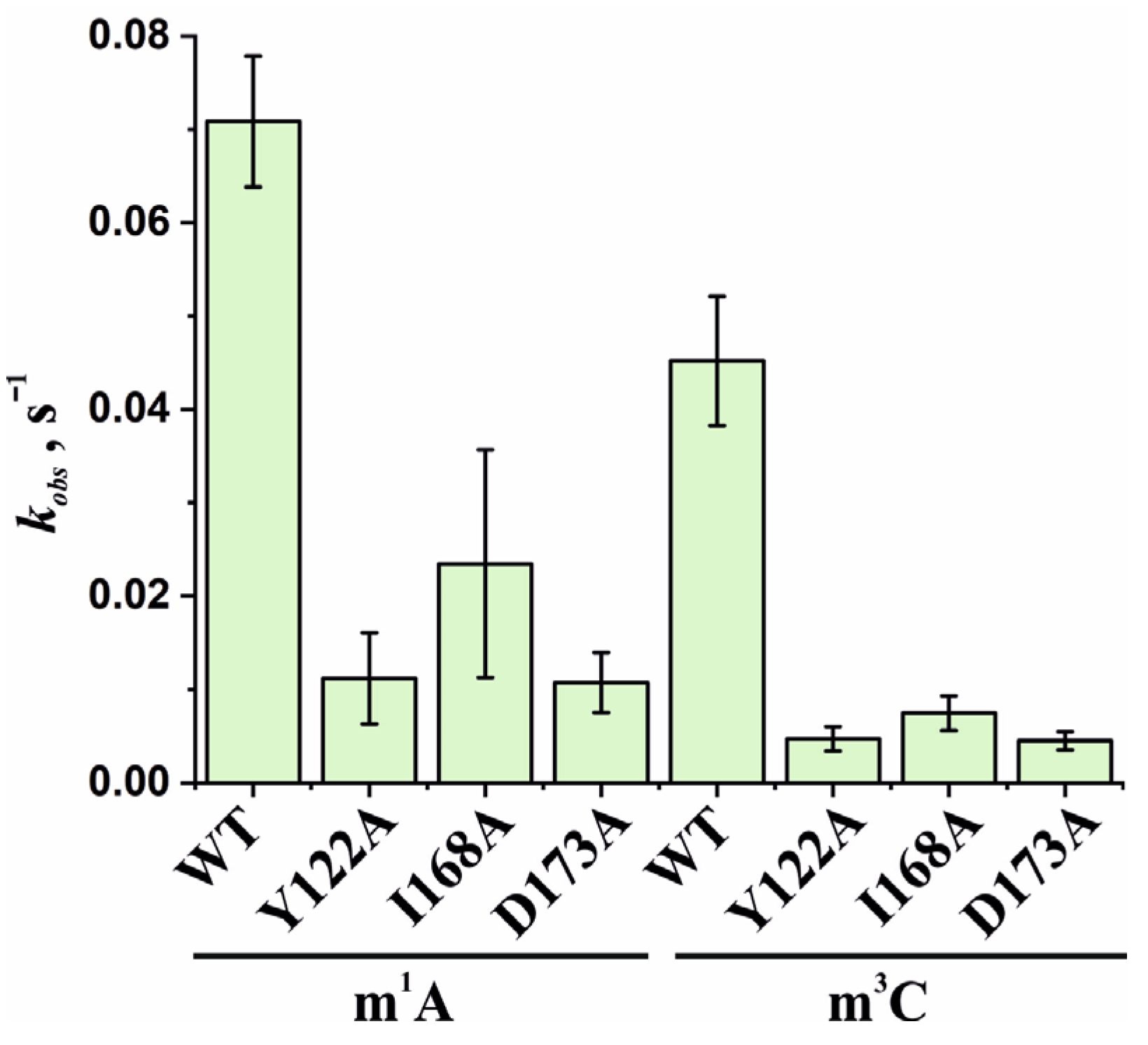 Individual Contributions of Amido Acid Residues Tyr122, Ile168, and ...