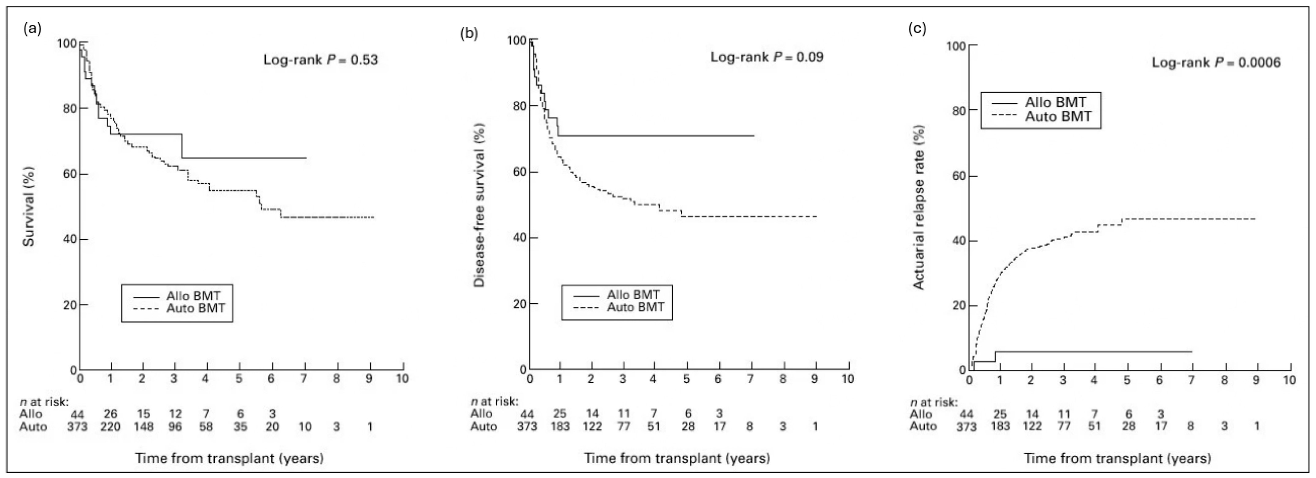 High-Dose Chemotherapy and Autologous or Allogeneic Transplantation in ...
