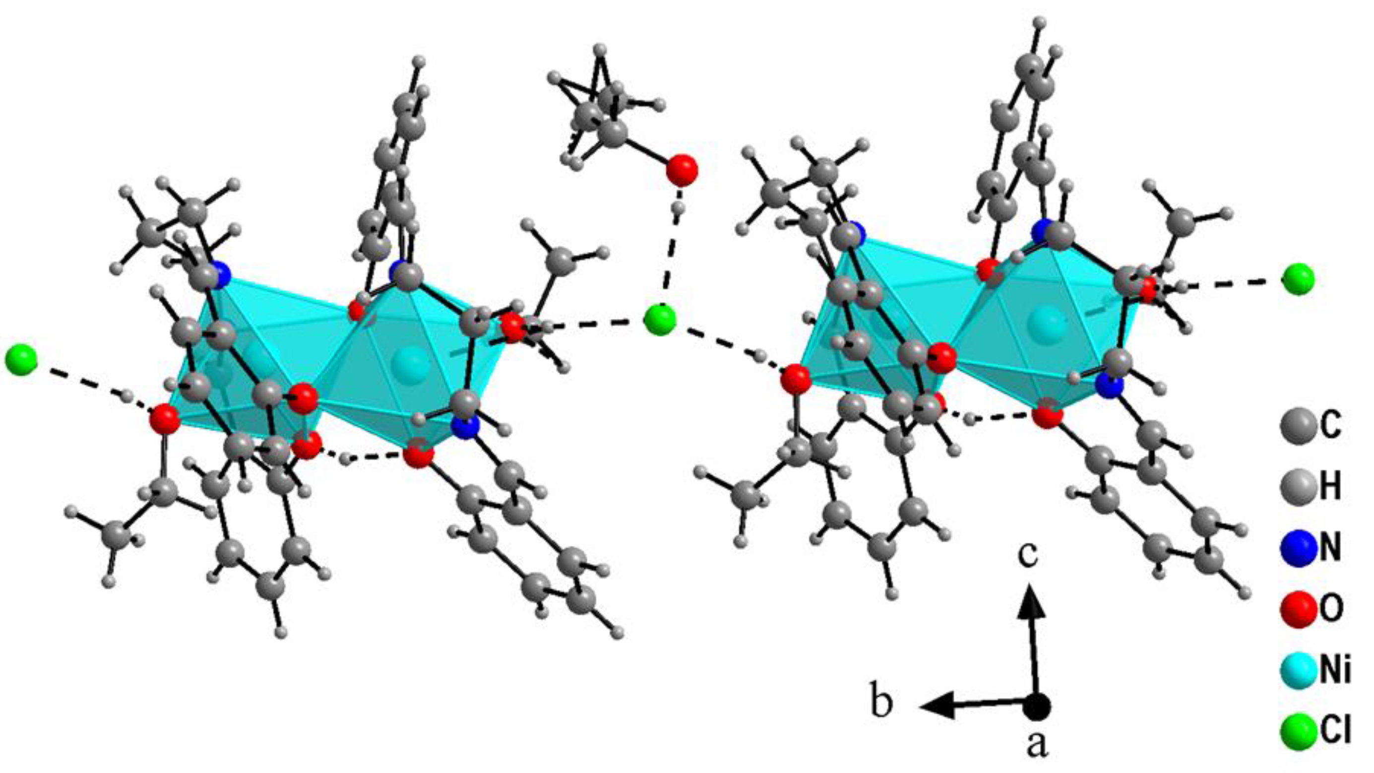 New Bi-Nuclear Nickel(II) Complex-Based Salen Schiff Base: Synthesis ...