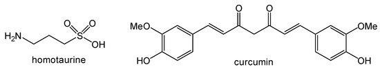 Homotaurine and Curcumin Analogues as Potential Anti-Amyloidogenic Agents