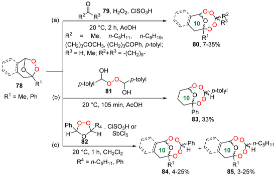 Macrocyclic Organic Peroxides: Constructing Medium and Large Cycles ...