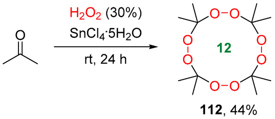 Macrocyclic Organic Peroxides: Constructing Medium and Large Cycles ...