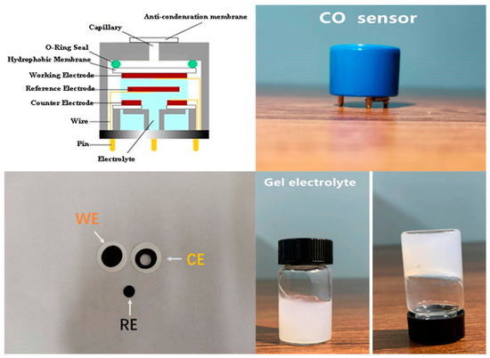 Chemosensors | Free Full-Text | Fumed SiO2-H2SO4-PVA Gel Electrolyte CO ...