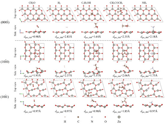 Facet-Dependent Gas Adsorption Selectivity on ZnO: A DFT Study