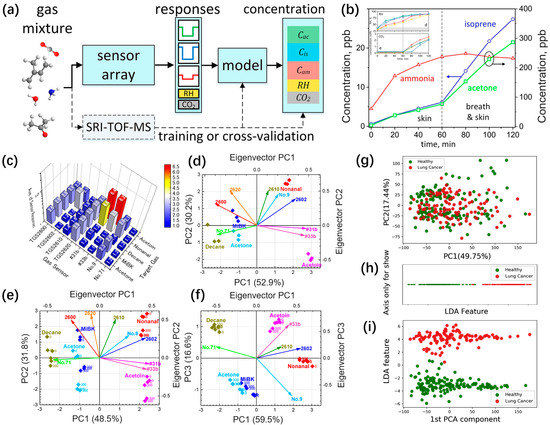 Metal Oxide Semiconductor Gas Sensors for Lung Cancer Diagnosis