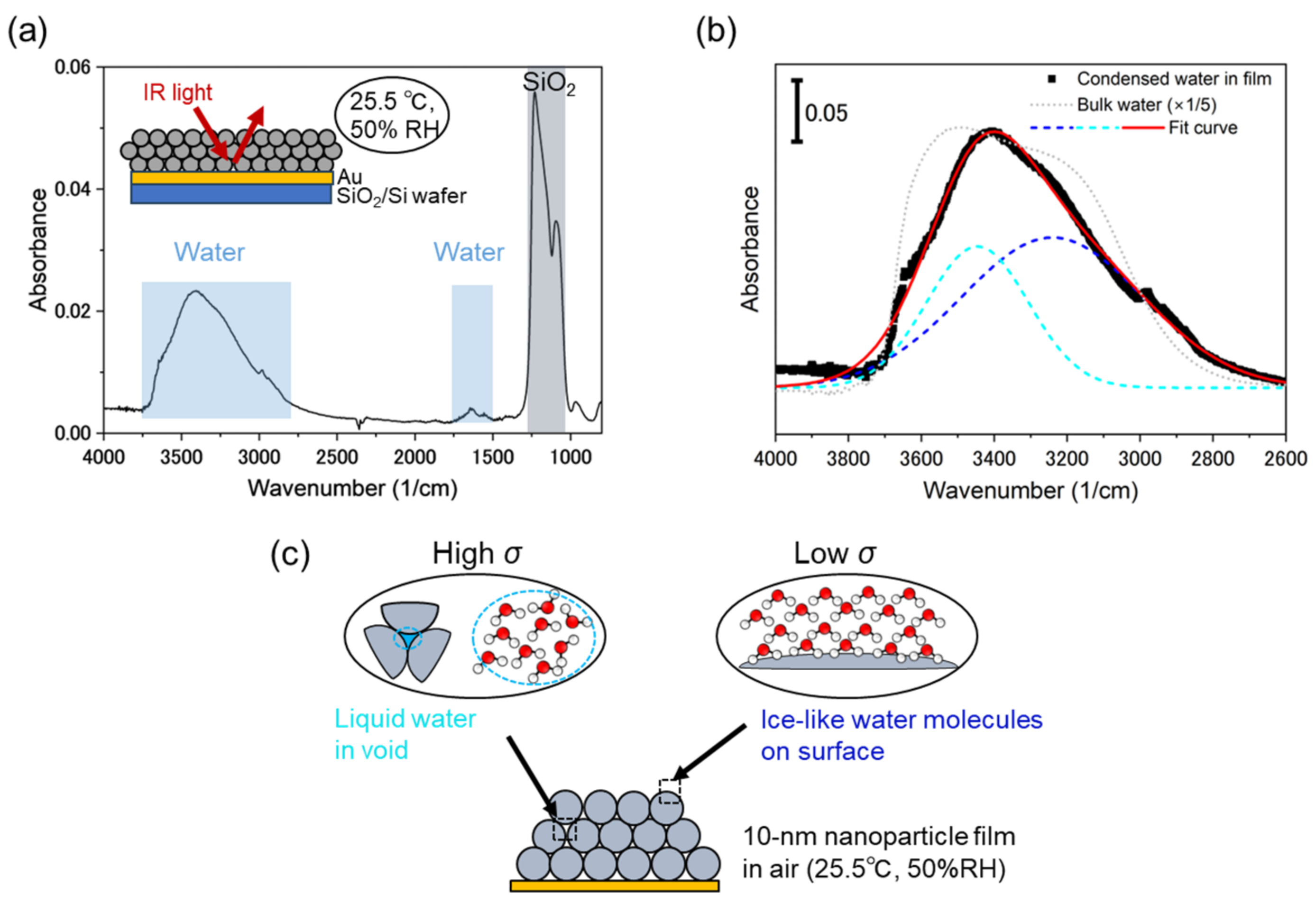 Water Vapor Condensation in Nanoparticle Films: Physicochemical ...