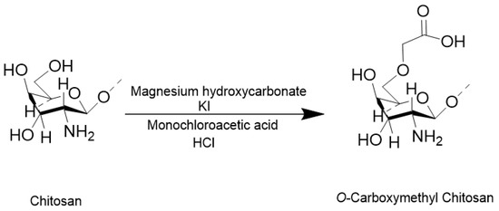 Synthesis of Carboxymethyl Chitosan and Its Derivatives Using KI and/or Ultrasonication