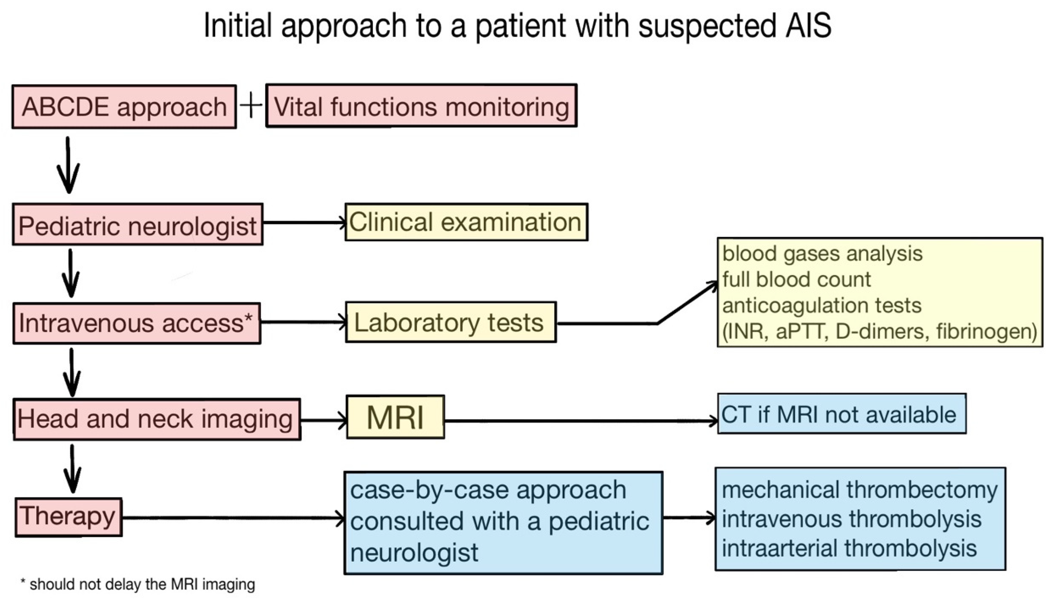 Pediatric Patient with Ischemic Stroke: Initial Approach and Early ...