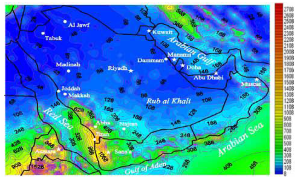 Rainfall: Features and Variations over Saudi Arabia, A Review