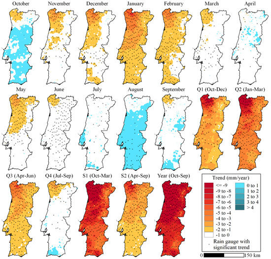 Long-Term Rainfall Trends and Their Variability in Mainland Portugal in ...
