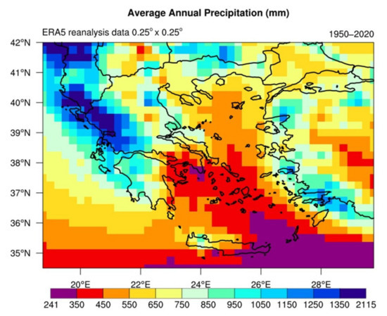 Unravelling Precipitation Trends in Greece since 1950s Using ERA5 Climate Reanalysis Data