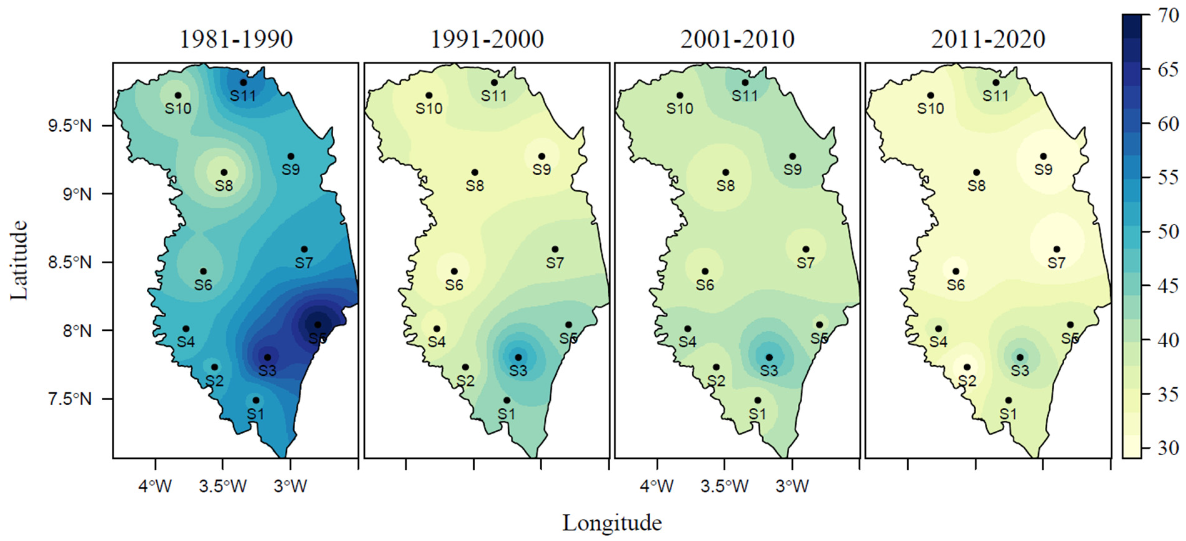 Climate | Free Full-Text | Spatio-Temporal Trends of Precipitation and ...