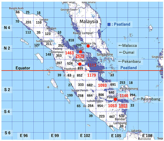 Peatland Fire Weather Conditions in Sumatra, Indonesia