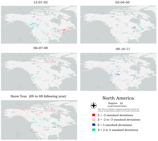 Global and Regional Snow Cover Decline: 2000–2022