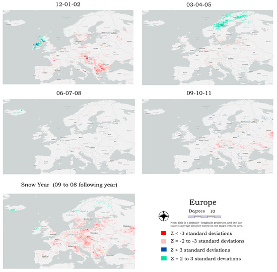 Global and Regional Snow Cover Decline: 2000–2022