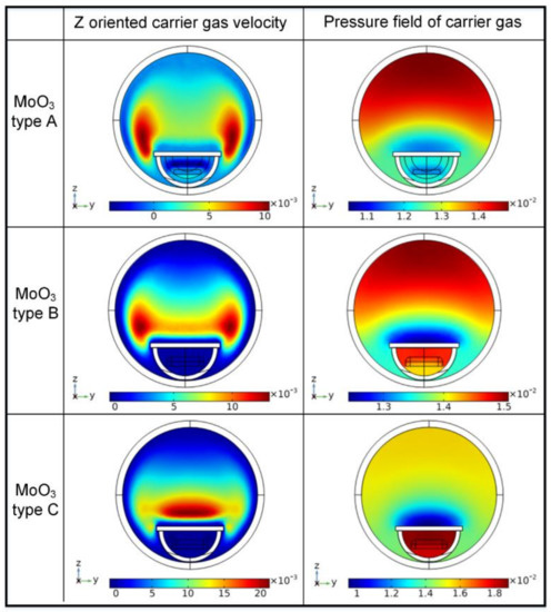 Effect of Carrier Gas Flow Field on Chemical Vapor Deposition of 2D ...