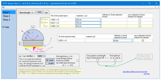 Coatings | Free Full-Text | Design of 1D Photonic Crystals Sustaining ...