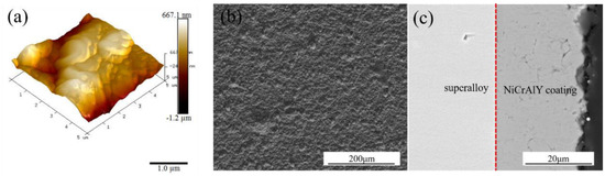 The Oxidation Properties of a NiCrAlY Coating Fabricated by Arc Ion Plating