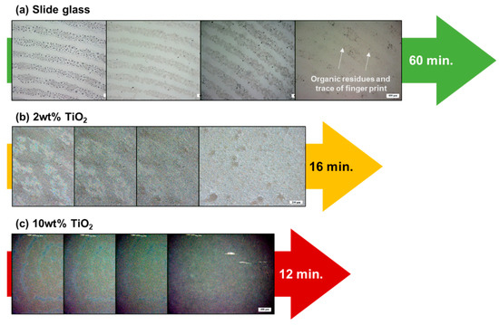 Decomposition of Fingerprints on Porous TiO2 Thin Films