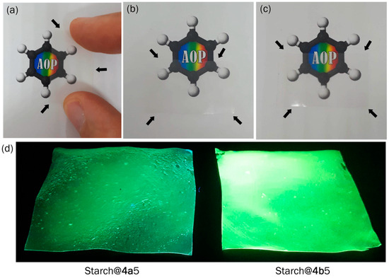 Solid-State Luminescence with a Large Stokes Shift in Starch ...