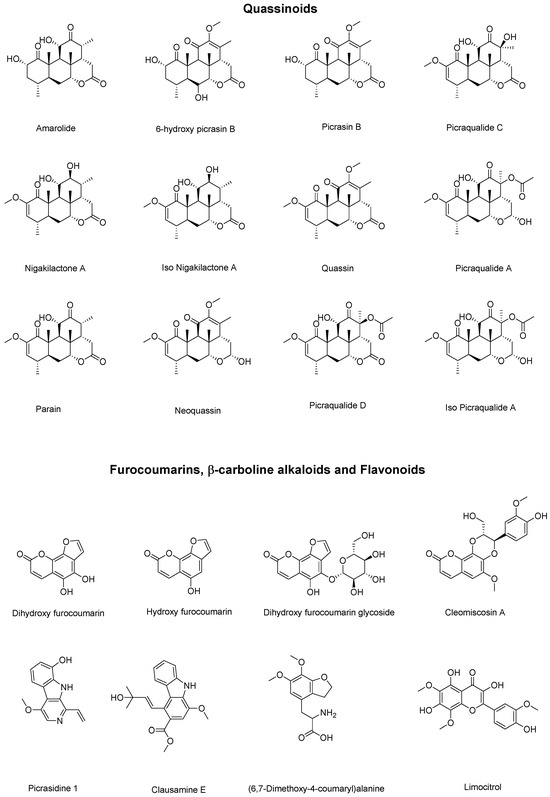 Hydroxyhydroquinone and Quassinoids as Promising Compounds with ...