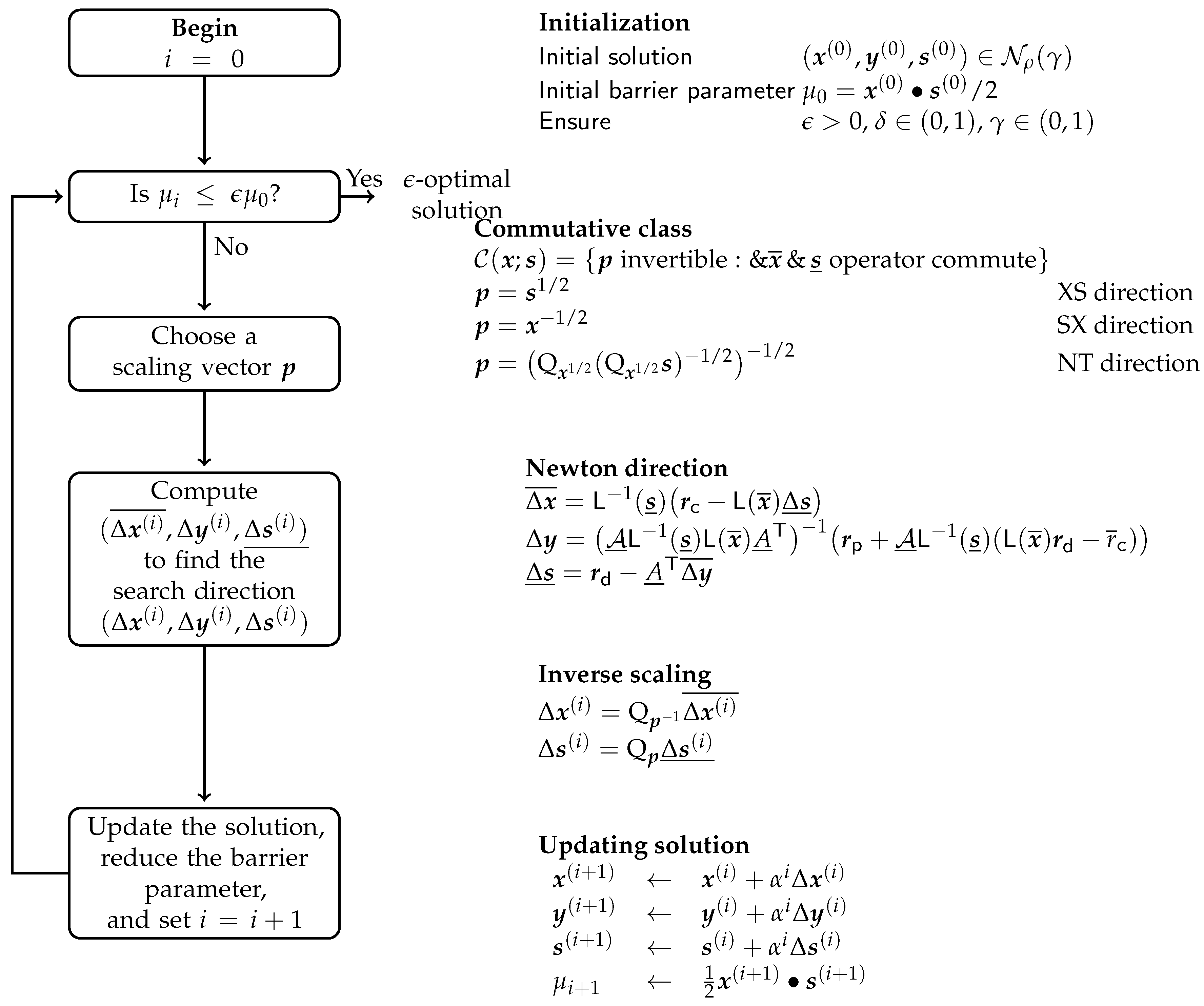 An Algebraic-Based Primal–Dual Interior-Point Algorithm for Rotated Quadratic Cone Optimization