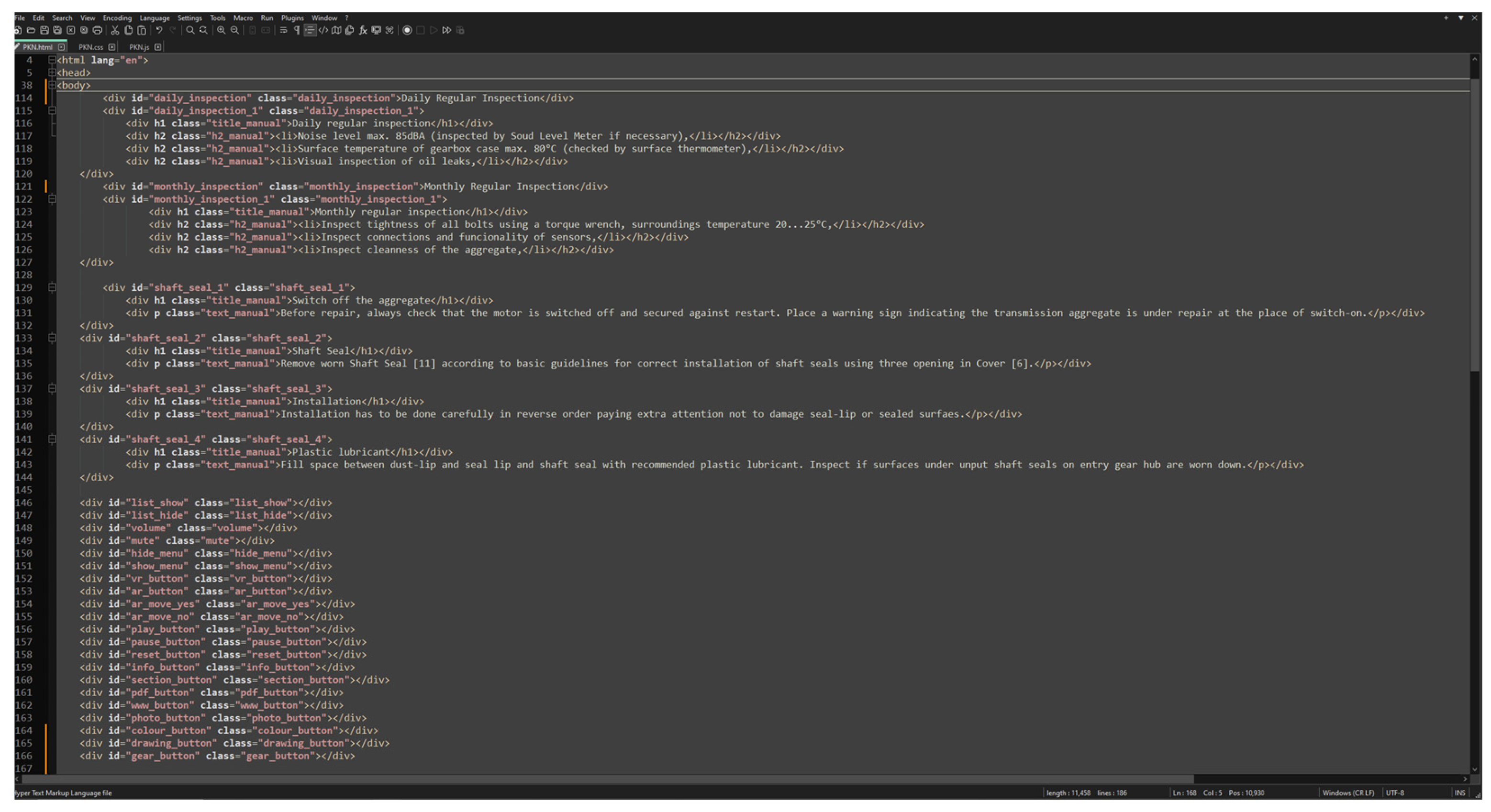 Interactive Application as a Teaching Aid in Mechanical Engineering