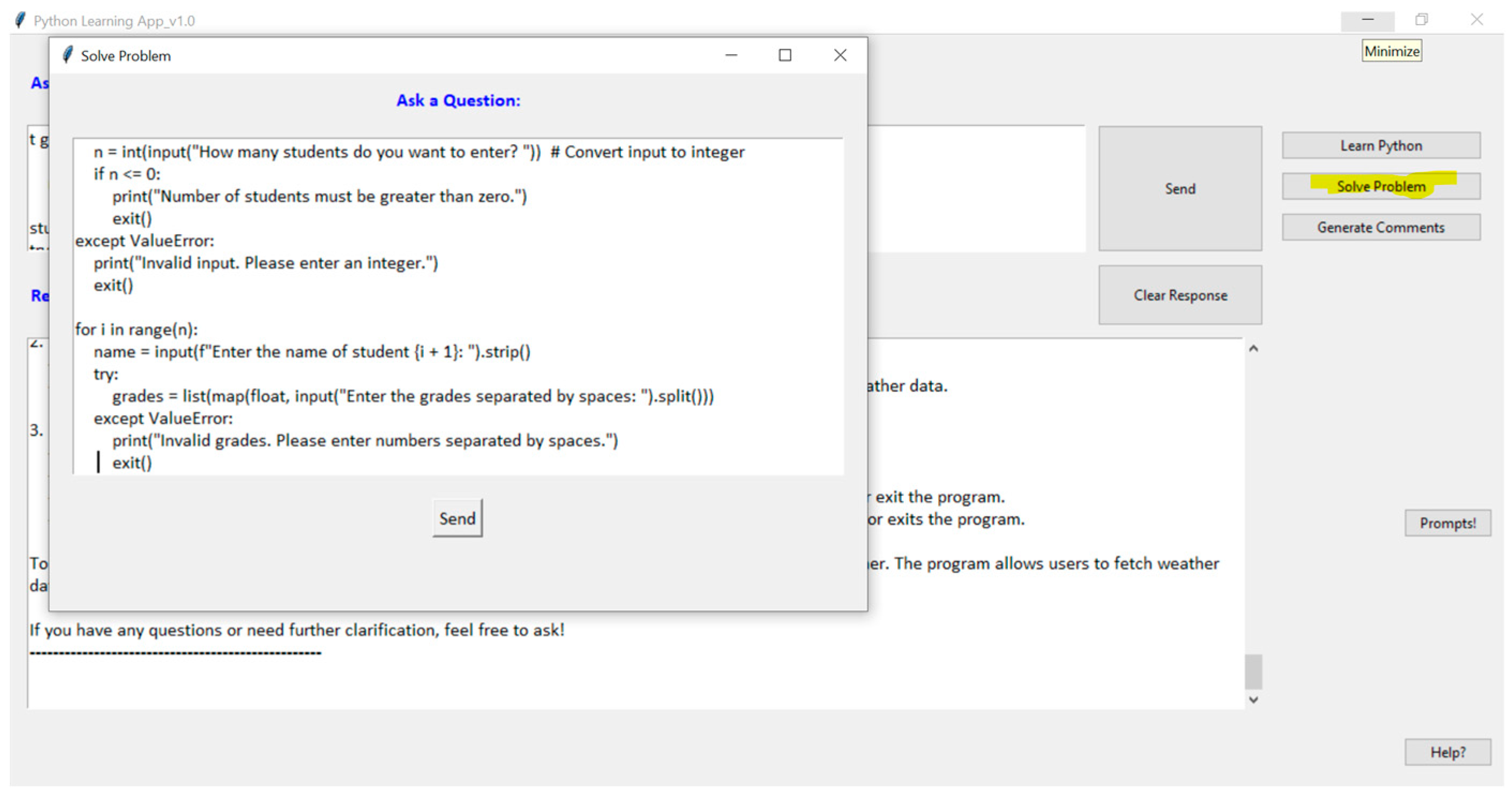 PyChatAI: Enhancing Python Programming Skills—An Empirical Study of a Smart Learning System