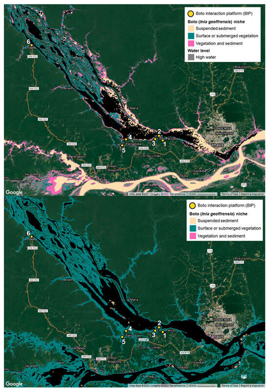 Habitat Mapping and Spatiotemporal Overlap of the Amazon River Dolphin ...