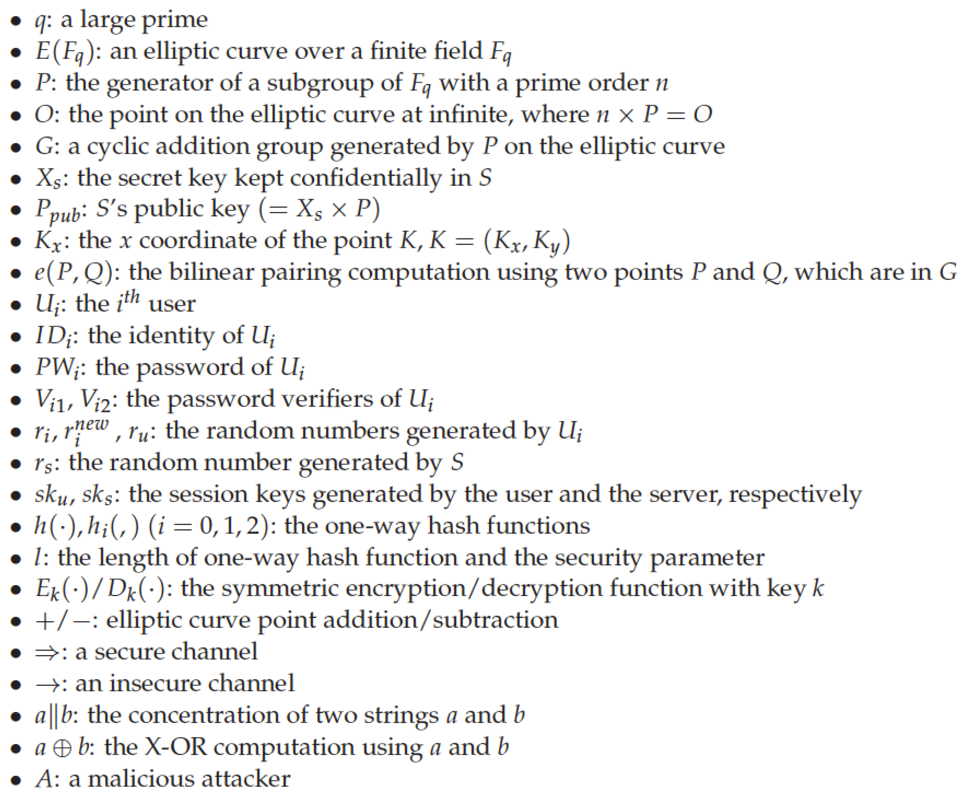 Cryptanalysis and Improvement of ECC Based Authentication and Key ...