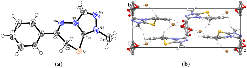 Synthesis and Crystal Structures of Azolo[b]1,3,4-Thiadiazinium Bromides
