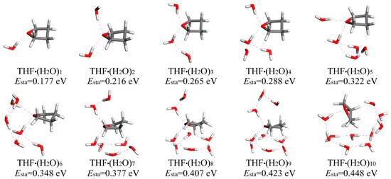 Tetrahydrofuran (THF)-Mediated Structure of THF·(H2O)n=1–10: A ...