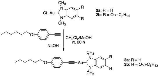 Thermochemically Stable Liquid-Crystalline Gold(I) Complexes Showing ...