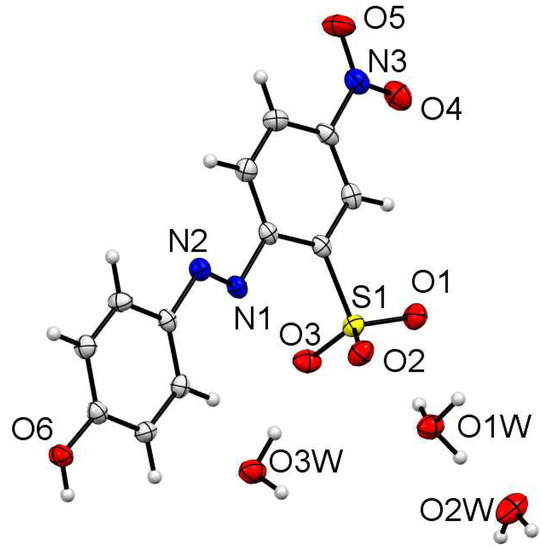 Monosulfonated Azo Dyes: A Crystallographic Study of the Molecular ...