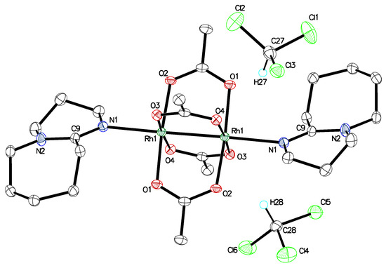 Adducts of Rhodium(II) Acetate and Rhodium(II) Pivalate with 1,8 ...