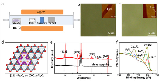 Chemical Vapor Deposition of Ferrimagnetic Fe3O4 Thin Films